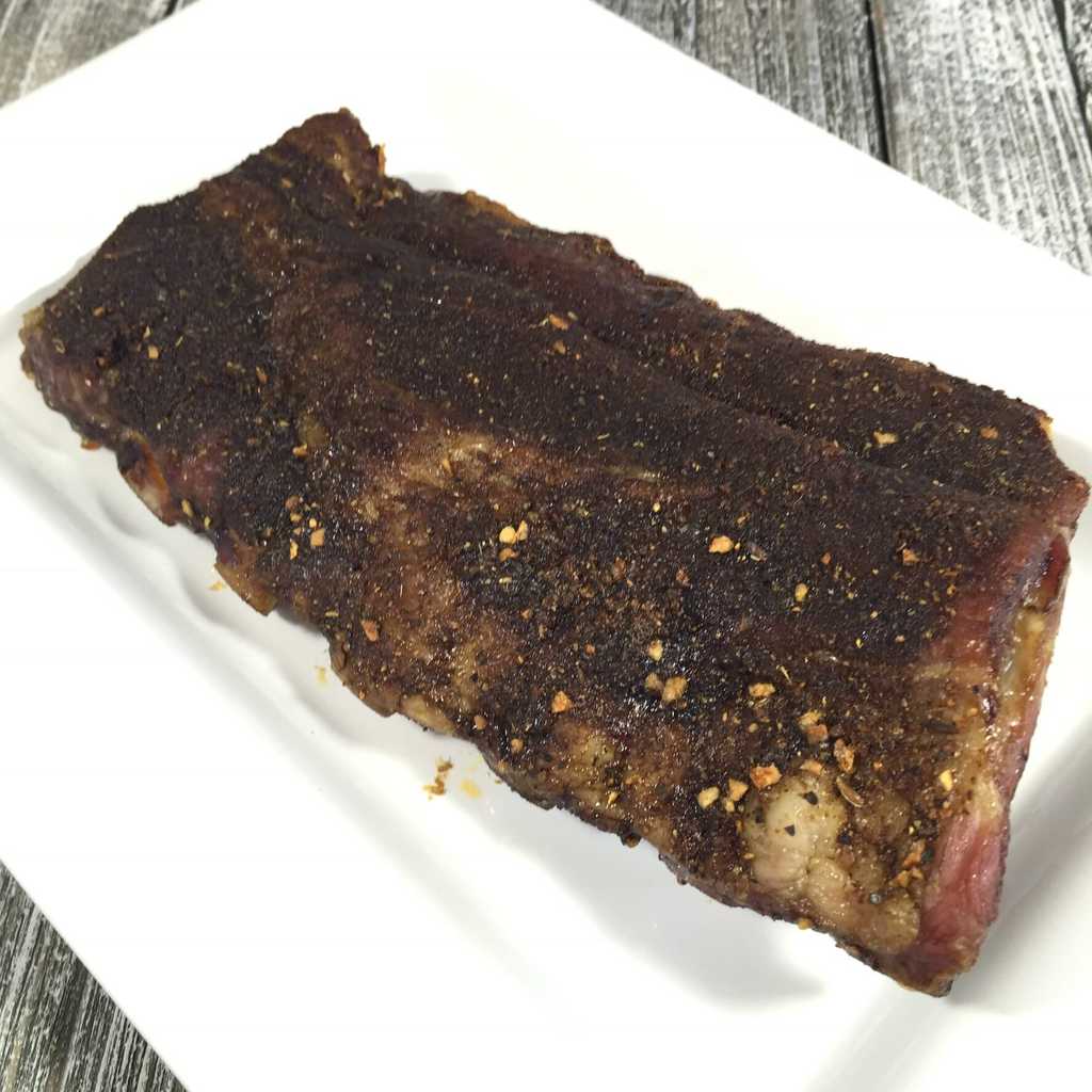 Oven Smoked Dry Ribs